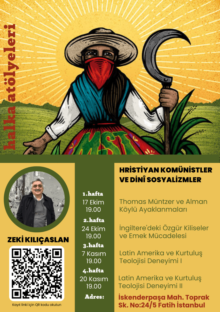 Atölye: Hristiyan Komünistler ve Dinî Sosyalizmler – halka dergi